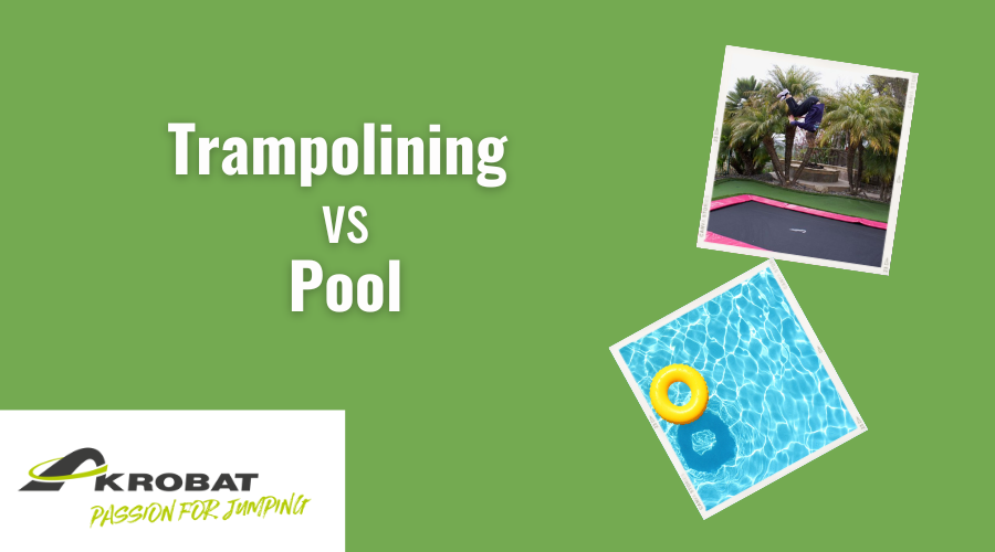 Trampolining Vs Pool: Which One’s Better? | Akrobat USA | In-ground And ...